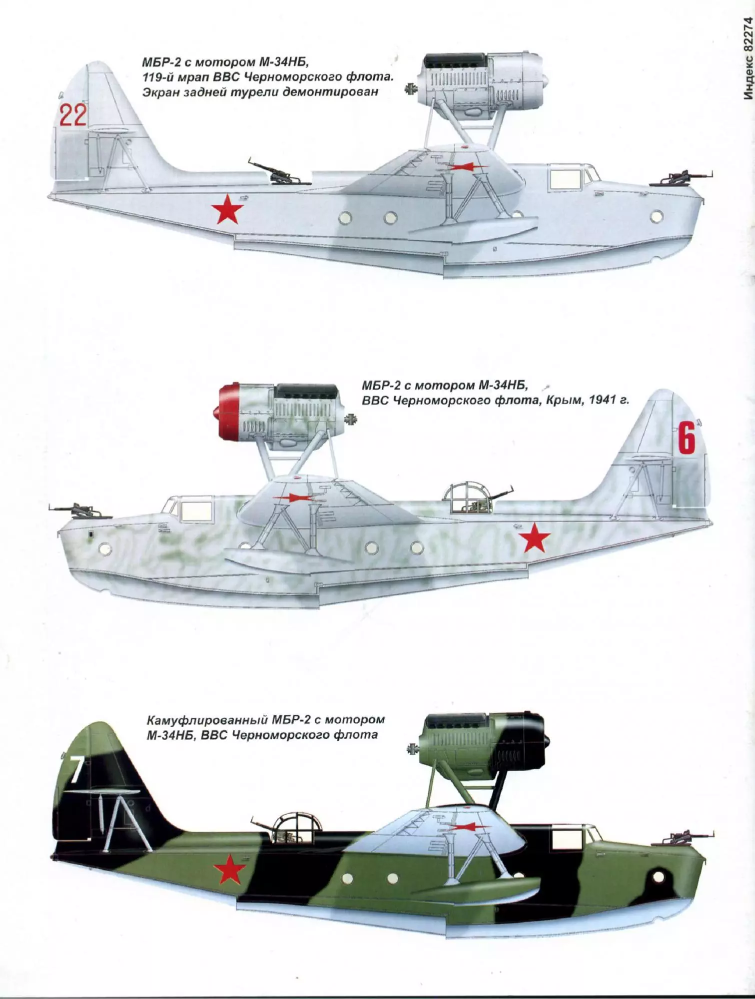 Söfnun flugs. Marine close-range könnunarflugvélar MBR-2. Sækja