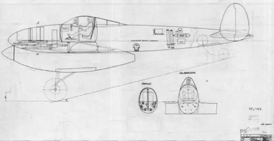 第二次世界大戦の乾燥期のP.O.戦闘機