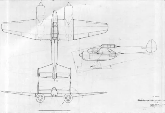 第二次世界大戦の乾燥期のP.O.戦闘機