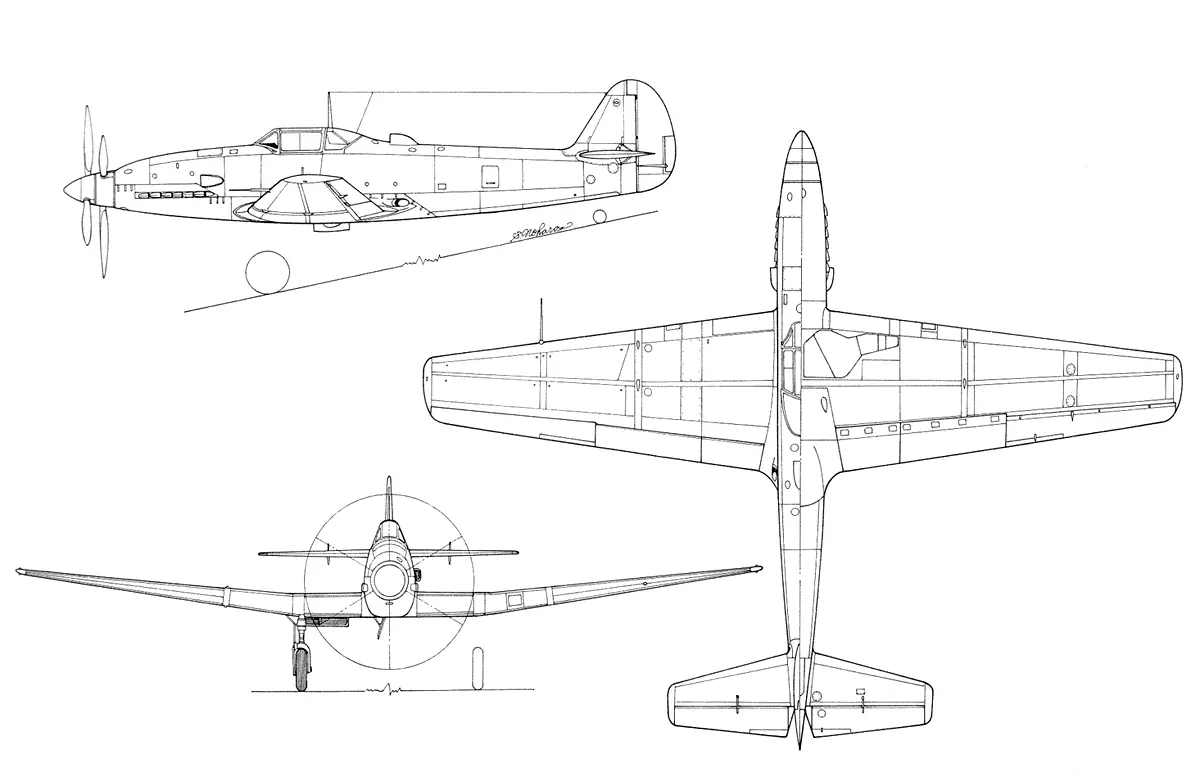 Nerealizirana snaga Japana. Iskusni borac 川崎 キ 64 (KAWASAKI KI-64)