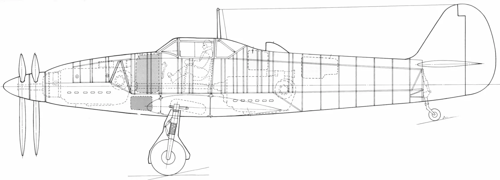 Sơ đồ bố trí Ki-64