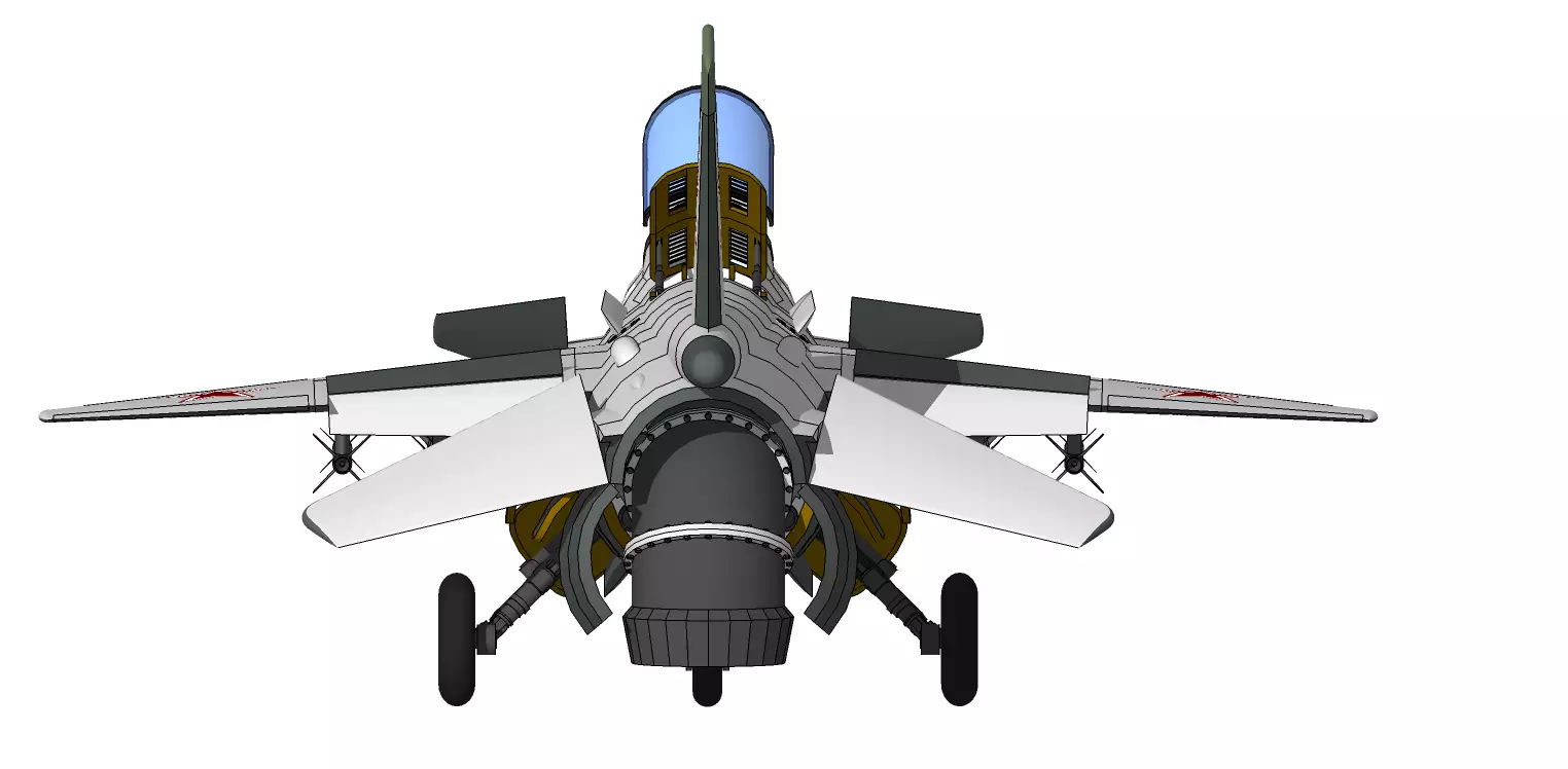 USSR အတွက်လုပ်။ MiG-38 ။ ကုန်းပတ်နှင့်ဒေါင်လိုက်။