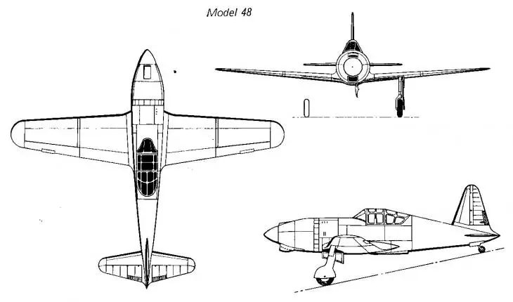 Vanguard jäi takavartioon. Vultee P-66 Vanguard -hävittäjän historia. Yhdysvallat 37211_1