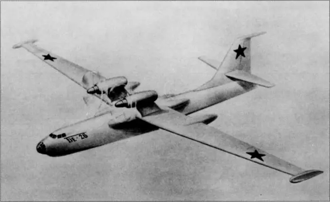 Proiectul navei amfibii zburătoare anti-submarine oceanice Be-26. URSS