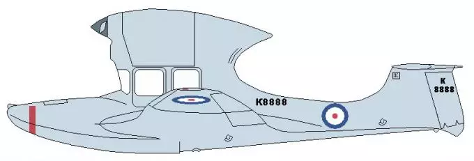 Projet de cible volante télécommandée sans pilote Airspeed AS.37. Royaume-Uni