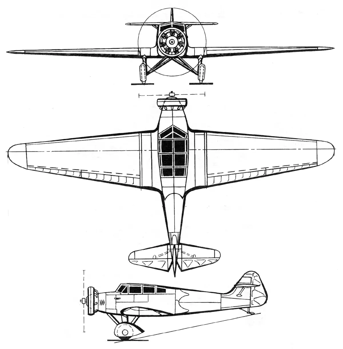 Avión experimental EMAI-1 