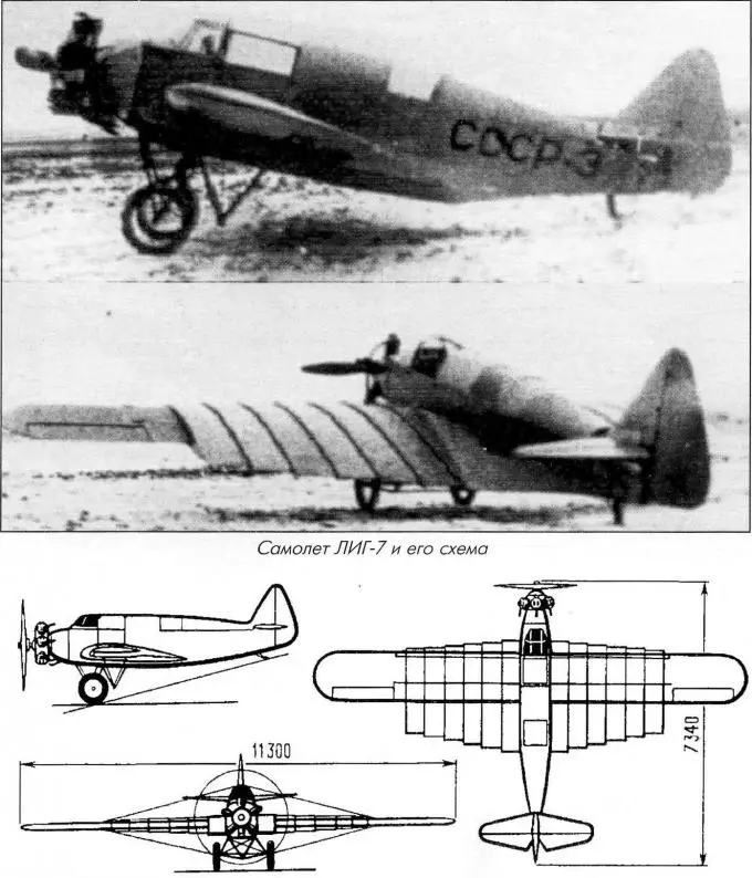 Mono-biplano P.Ya. Kozlov (1940 proiektua) 37977_2