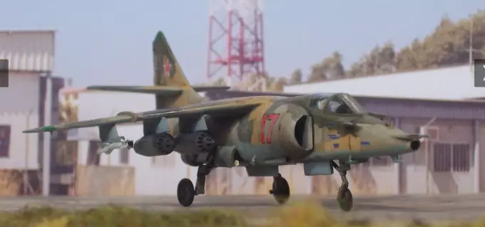 Alternatief aanvalsvliegtuig Yak-35D. de USSR