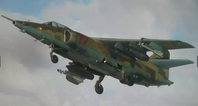 Pesawat serangan alternatif Yak-35D. USSR