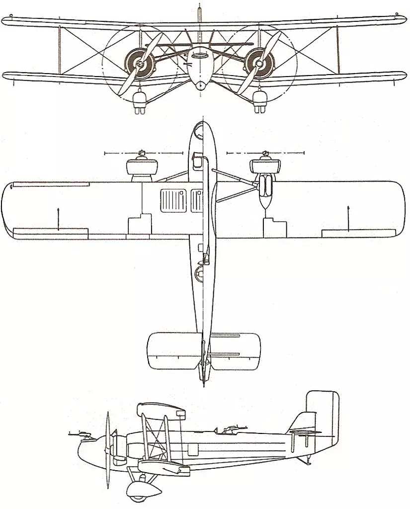 Swiere dek torpedobomber Mitsubishi 3MT5 / 3MT5A (Type 93)