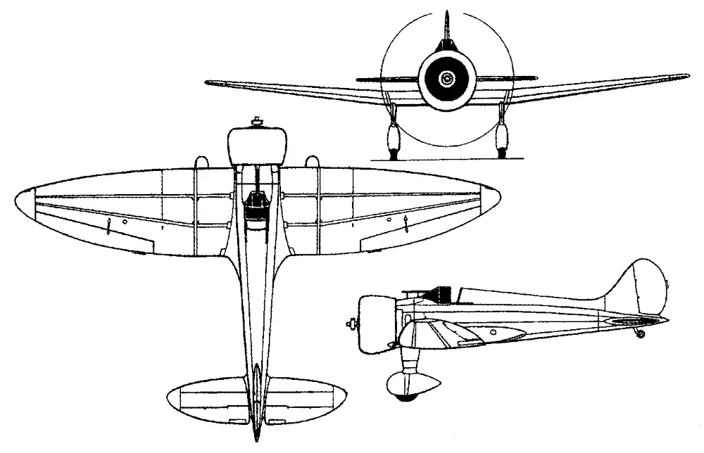 Mitsubishi Ki-33 (三菱 キ 33). Jepang