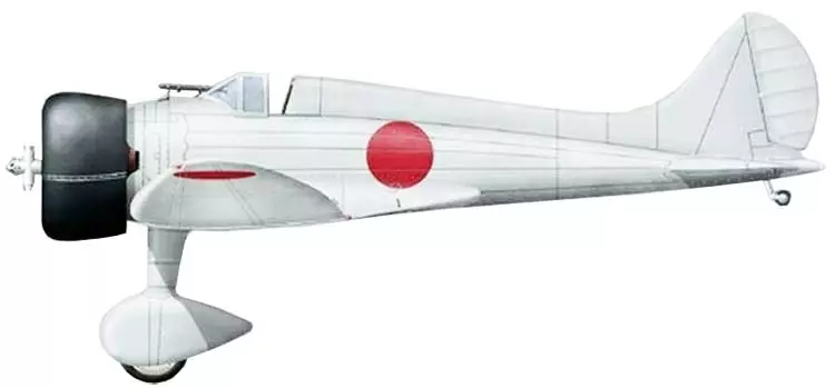 Kogenud võitleja Mitsubishi Ki-33 (三菱 キ 33). Jaapan