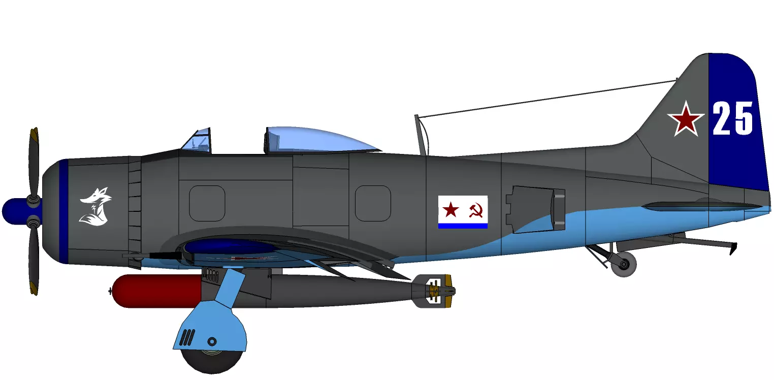 Serien-Deck-Pycle Bomber Torpedo Mig-12k