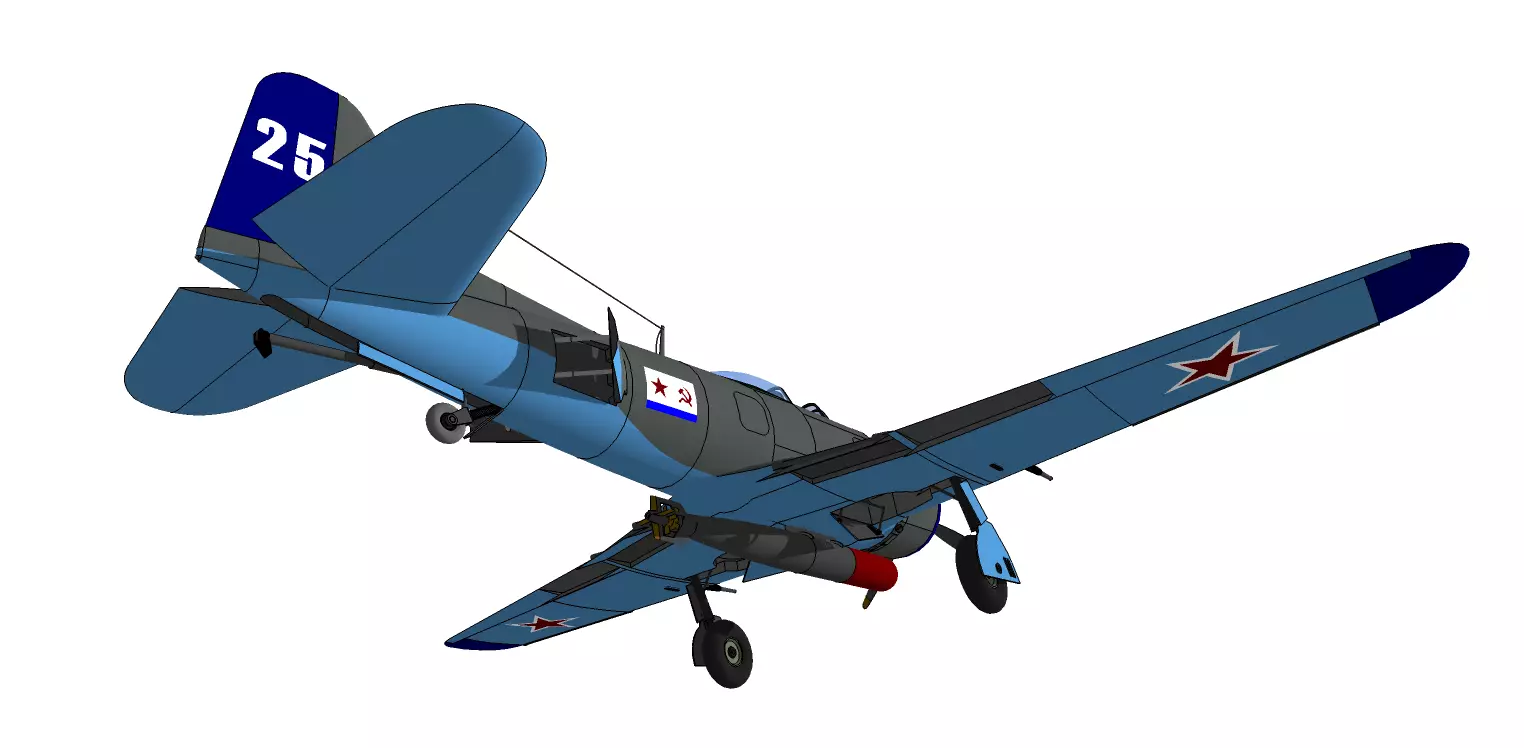 Serial Deck Pycle Bomber ตอร์ปิโด Mig-12k