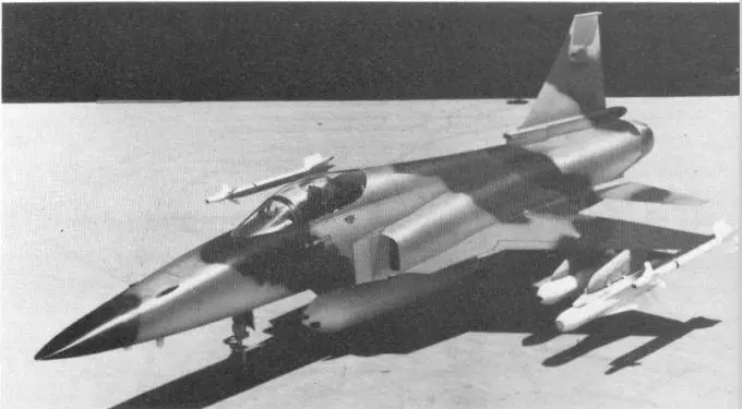 Taistele lentokoneita tänään ja huomenna. Monikäyttöinen hävittäjä Northrop F-20 Tigershark. Yhdysvallat