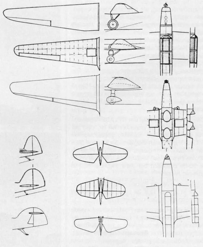 Bayerische Flugzeugwerke קויל פּאָסט פלאַך פּרויעקט. דייטשלאנד