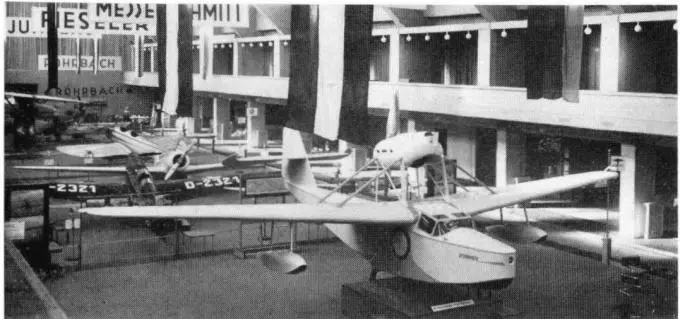 Bayerische Flugzeugwerke bullet mail plane projekt. Dútslân