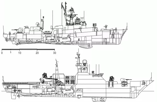 Các dự án của Corvettes SKB 86-1 và 86-1m cho đội tàu của Nga.