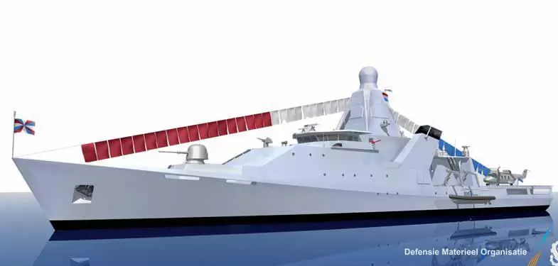 Projek kapal peronda Belanda.