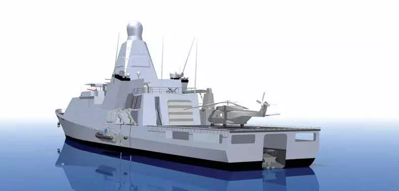 Niederländisches Patrouillenschiffprojekt.