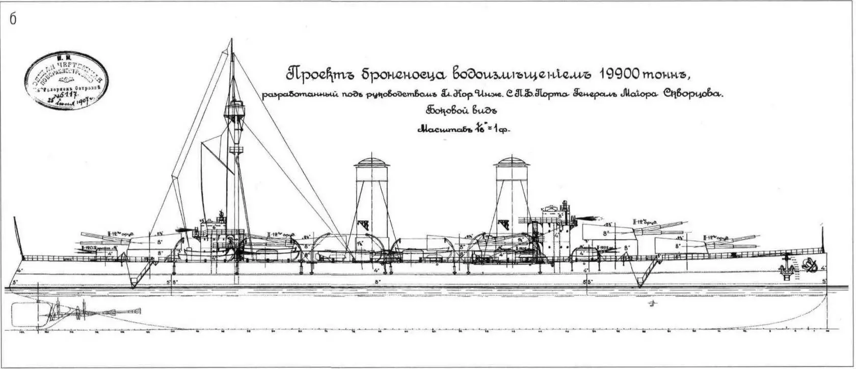 Російський імператорський флот в 1905-1917 г - перша суднобудівна, або планів громаддя