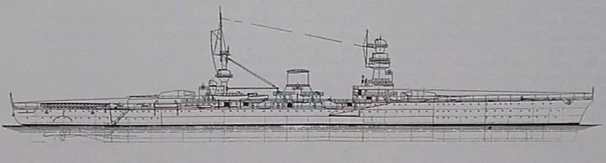 Pocket Battleship Up102 (Ansaldo)