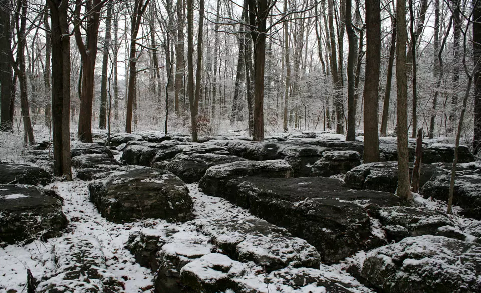 New Year on a stone river