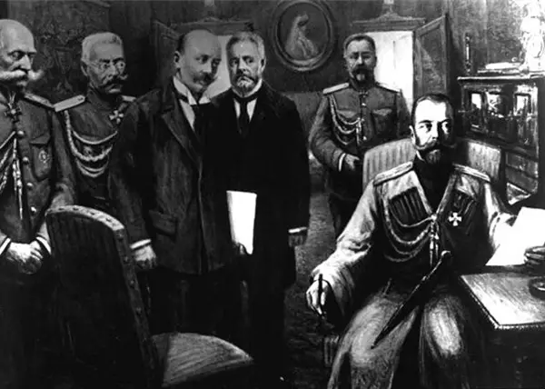 Nicholas II, abdication | Grianghraf: 900igr.net