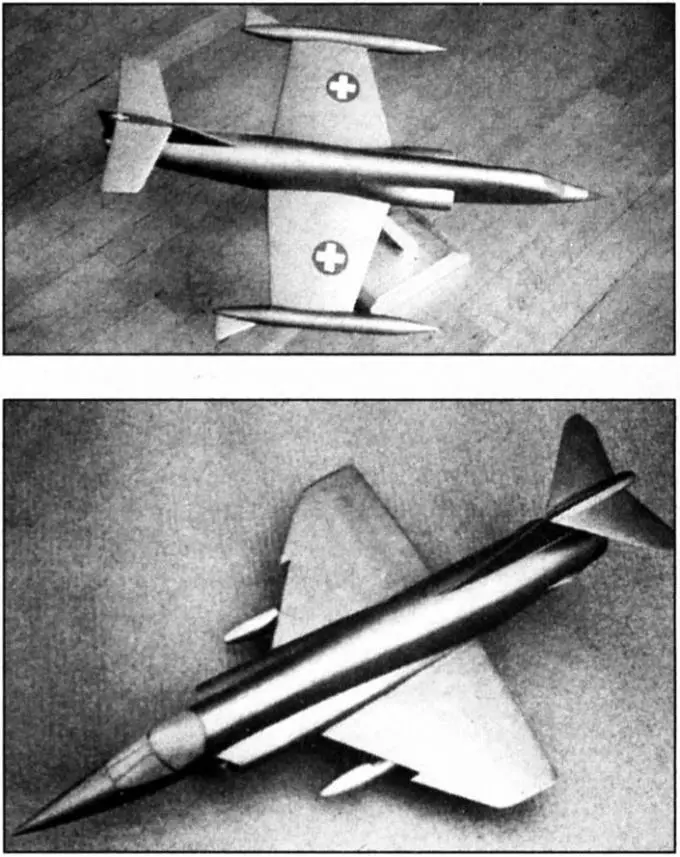 Nasinati ang mga fighter-bombers nga FFA P-16 Düsenstorch. Switzerland Bahin 4