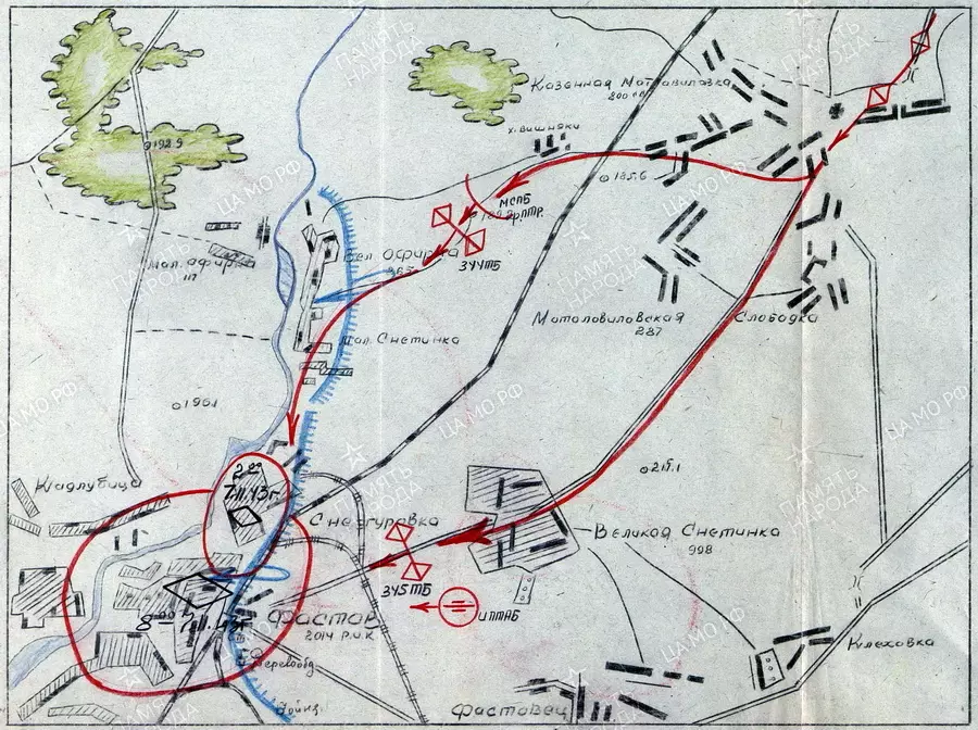 Goumen konplo nan 91st ki apa a Bwigad tank pou jèn, 6 novanm 1943