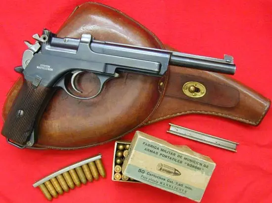 Mannlicher M1901 / M1905 pistoles. Austrija-Ungārija