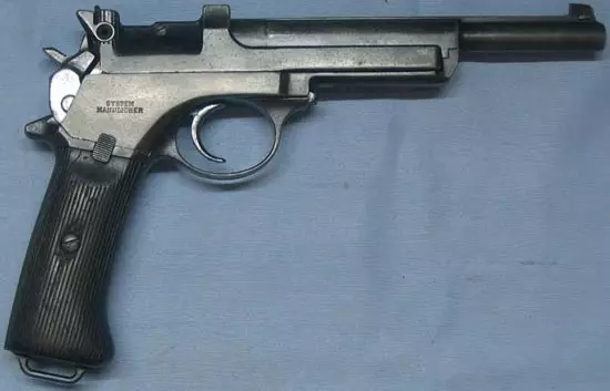 Mannlicher M1901 / M1905 pistoler. Østerrike-Ungarn.