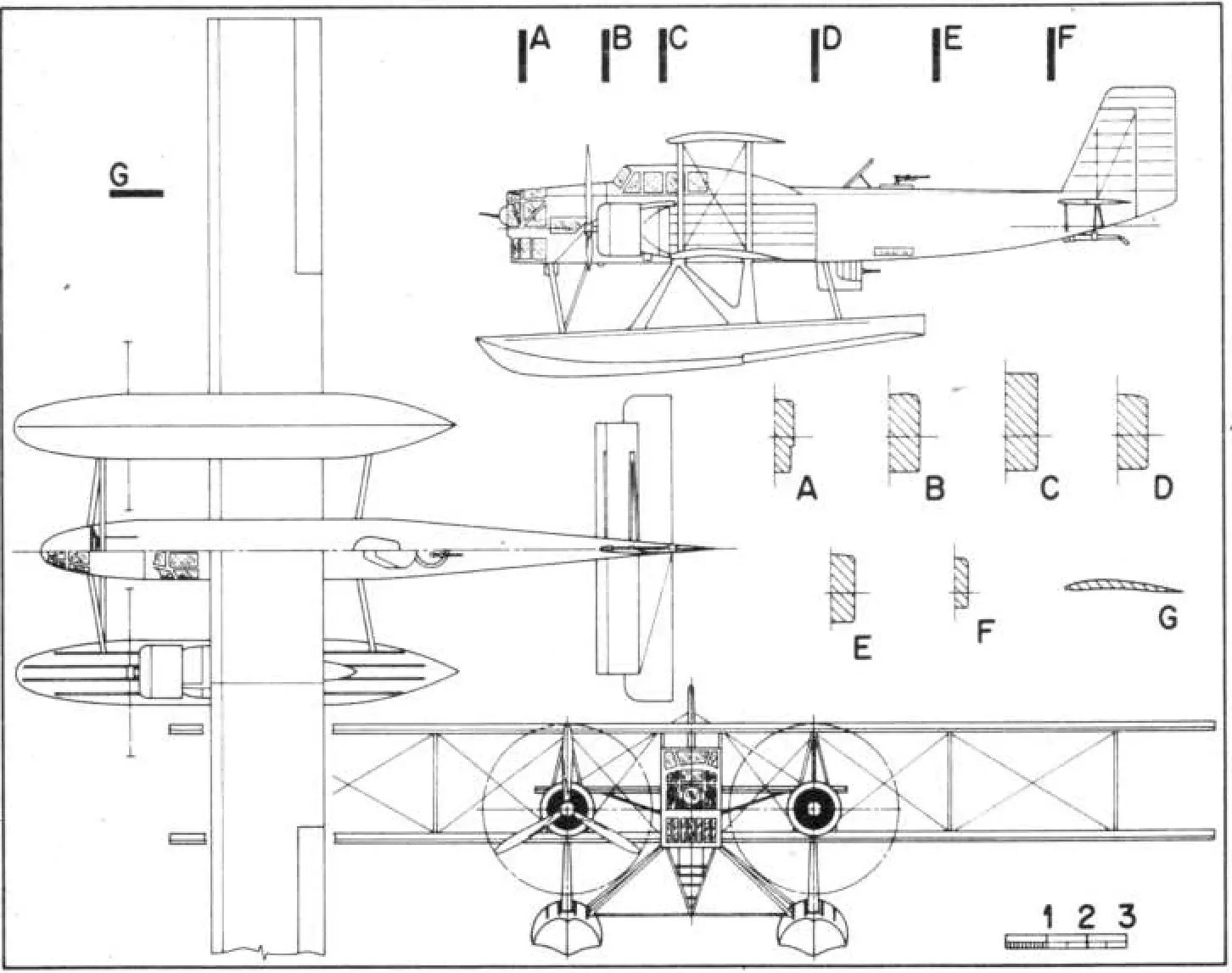 Multipurpose Float Size Lioré-et-Olivier Leo H-257BIS Scheme