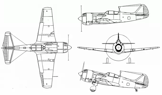 شىۋىتسىيەدە سىناق قىلىنغان. Fighter La-11