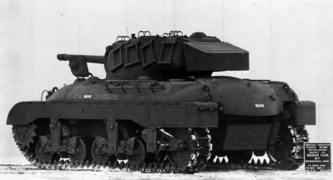 Oergewicht model. Erfarne T7 medium tanks. USA