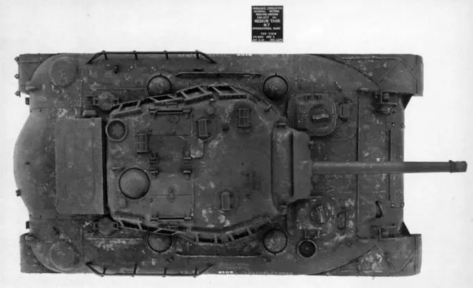 Vészhelyzeti modell. Tapasztalt átlagos tartályok T7. USA