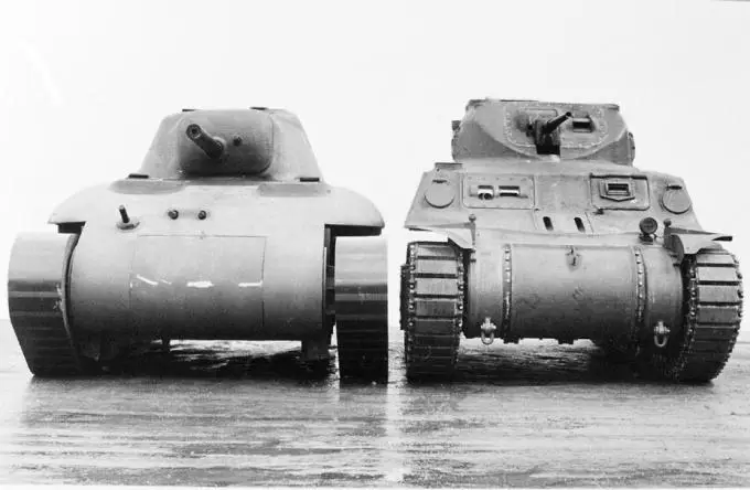 Oergewicht model. Erfarne T7 medium tanks. USA