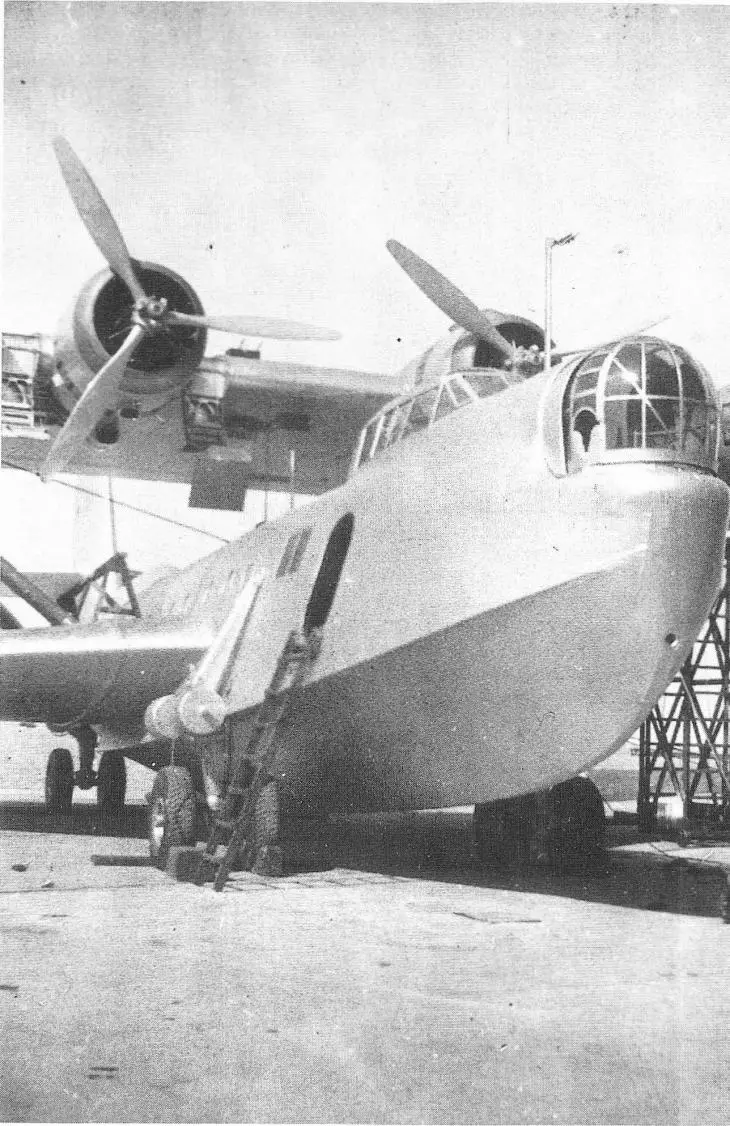 Erfaren patrullflygbåt Saunders-Roe A.33. Storbritannien