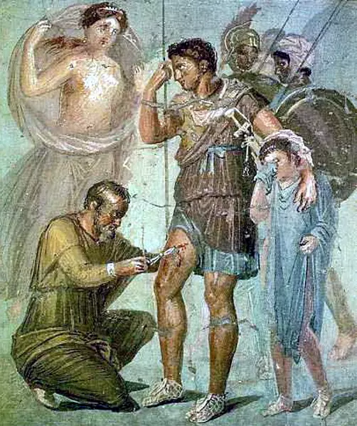 Doktorê Roman. Fresco Antique, Pompeii