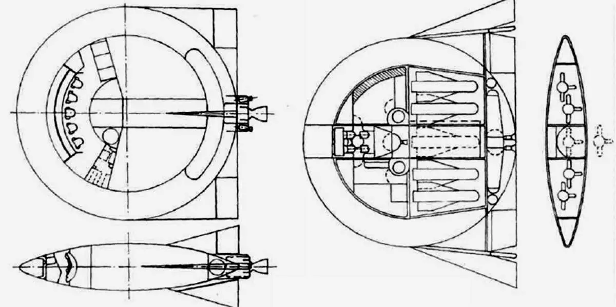 Jedan od brojnih projekata bombardera prostora razvio se u 50-ima i 60-ih godina