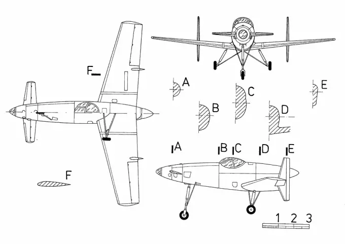 Glider esperimentala Kugisho Mxy6. Japoni