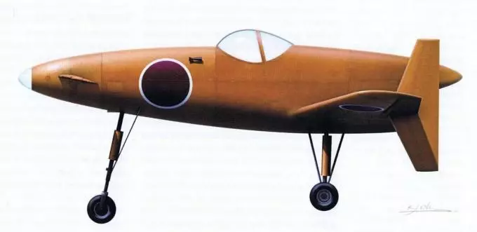 Glider esperimentala Kugisho Mxy6. Japoni