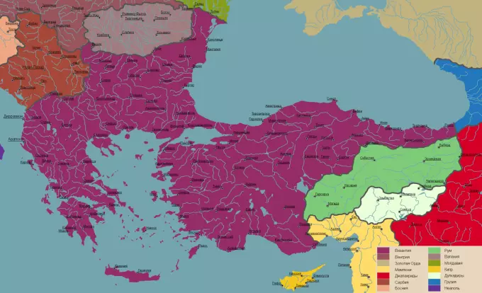 Umugqa wesikhathi wePhoenix Purpura. Ingxenye II - Ababusi uConstantine XI, Alexander I, Michael X, John III (1275-1385)