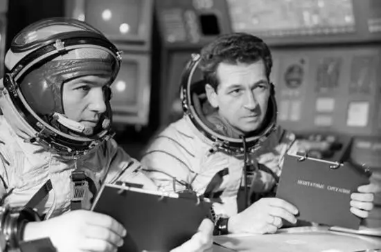"Union" without a number. In 1975, Soviet astronauts survived, falling from space