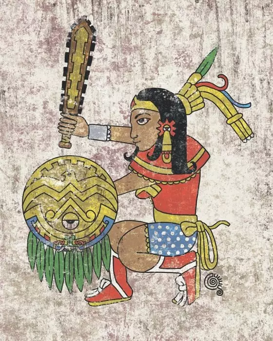 Nútíma persónur með augum Indverja í Mesoamerica