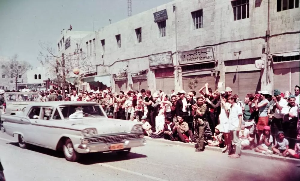 Military parade in Jerusalem after the six-day war