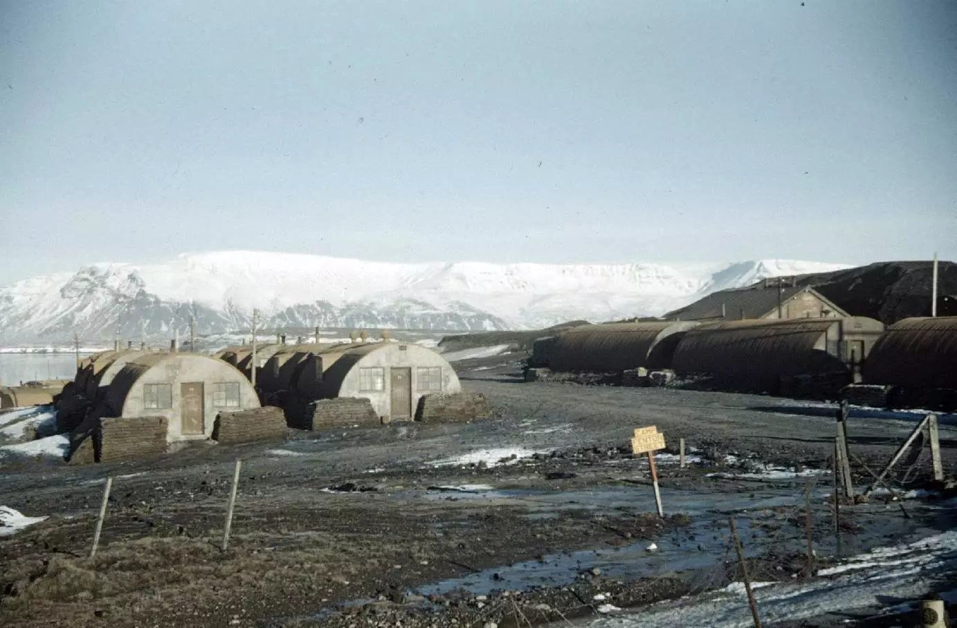 1943-44 թթ. Ամերիկացիներն Իսլանդիայում
