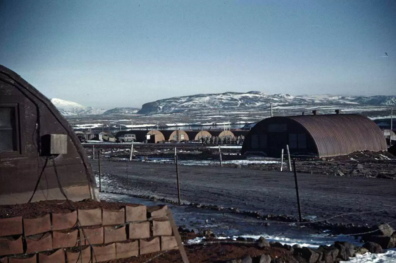 1943-44. Americans in Iceland