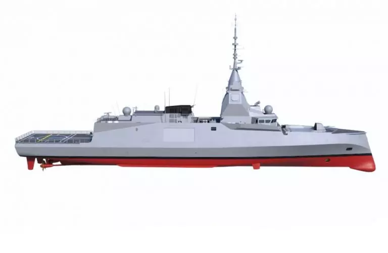 Frigate Futuristic của tương lai cho hạm đội Pháp hoặc những gì các chất làm việc như Belharra (FTI)