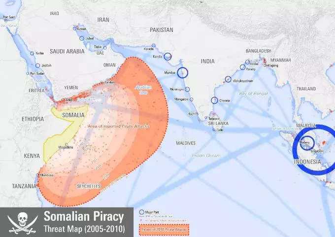 Pirate Somalia menyang endi?